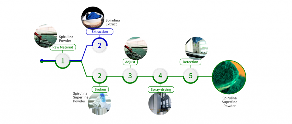 Spirulina Superfine Powder – BINMEI Biotechnology